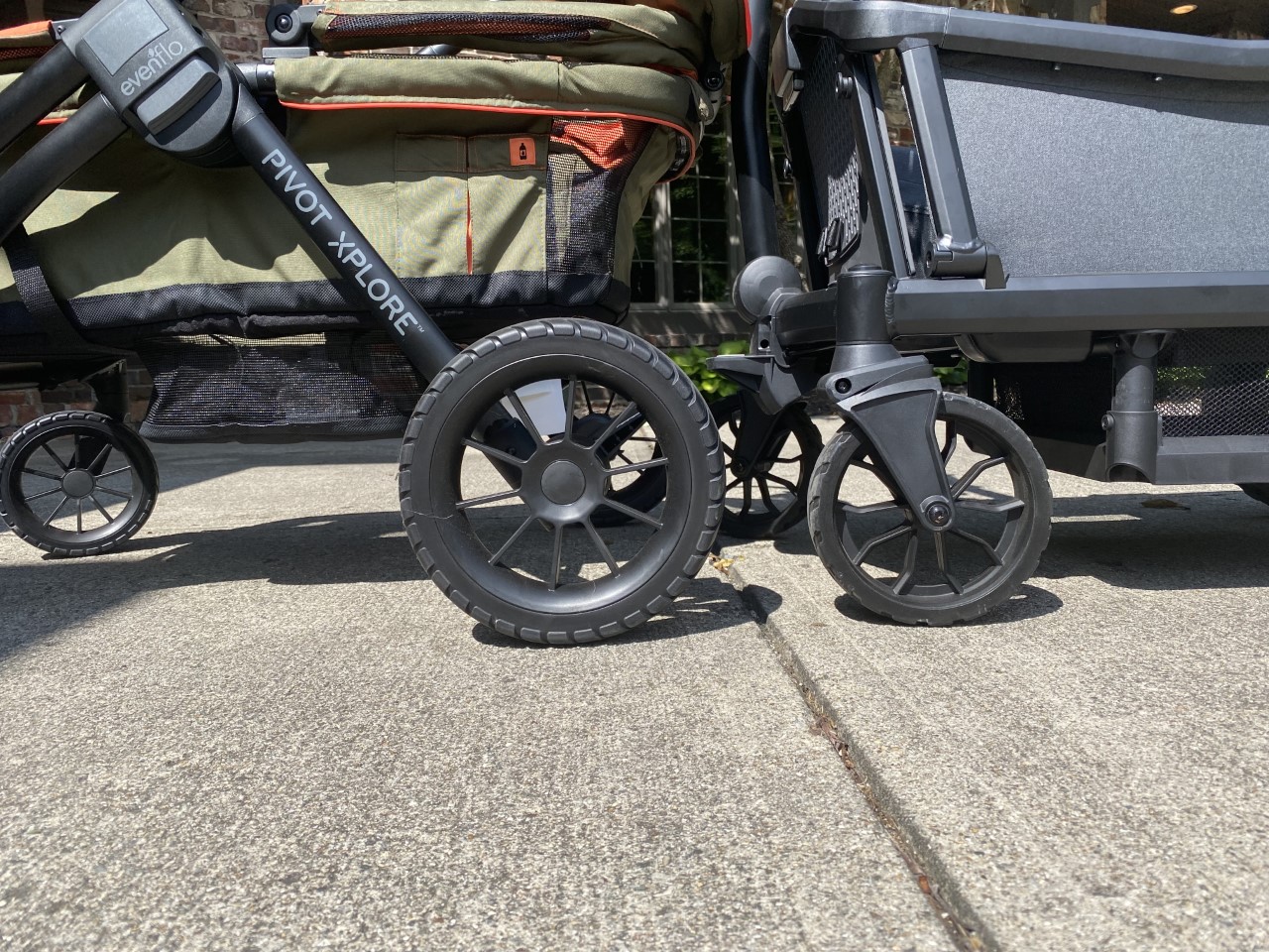 Veer Cruiser vs Evenflo Pivot Xplore Stroller Wagon - Kid Travel