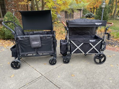 Keenz vs Wonderfold Stroller Wagon Comparison - Kid Travel